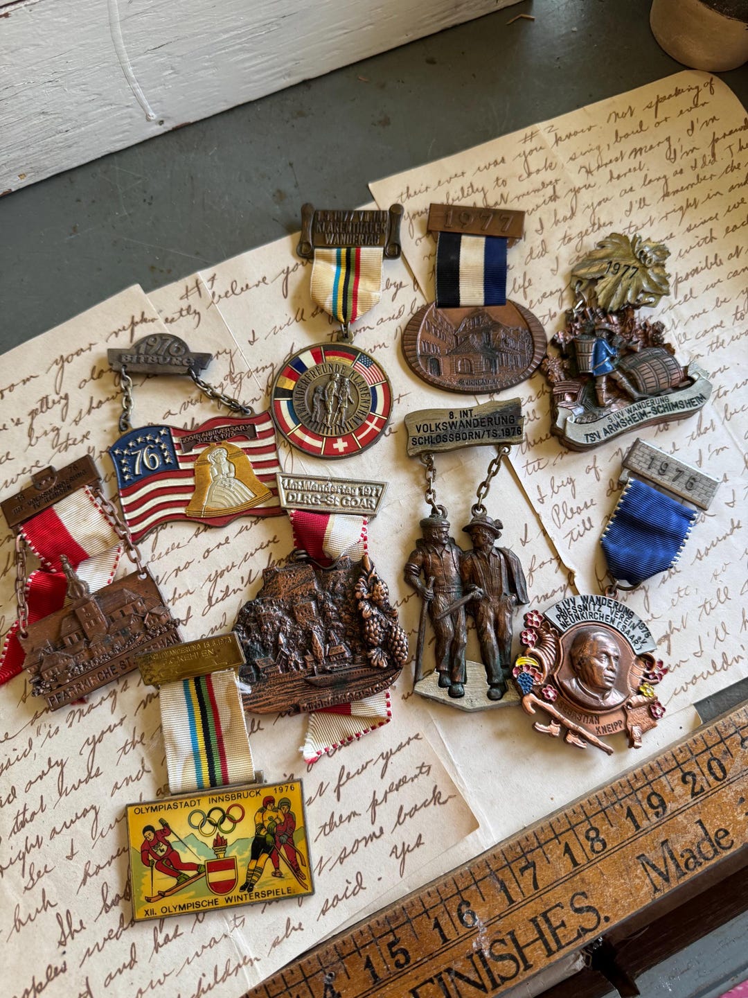 Get Crafty With This Collection of Vintage Hiking Ribbon Medals - Etsy