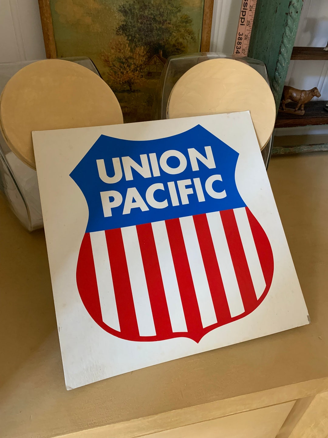 No Denying the Union Pacific Railroad Had A Nice Crest Vintage ...