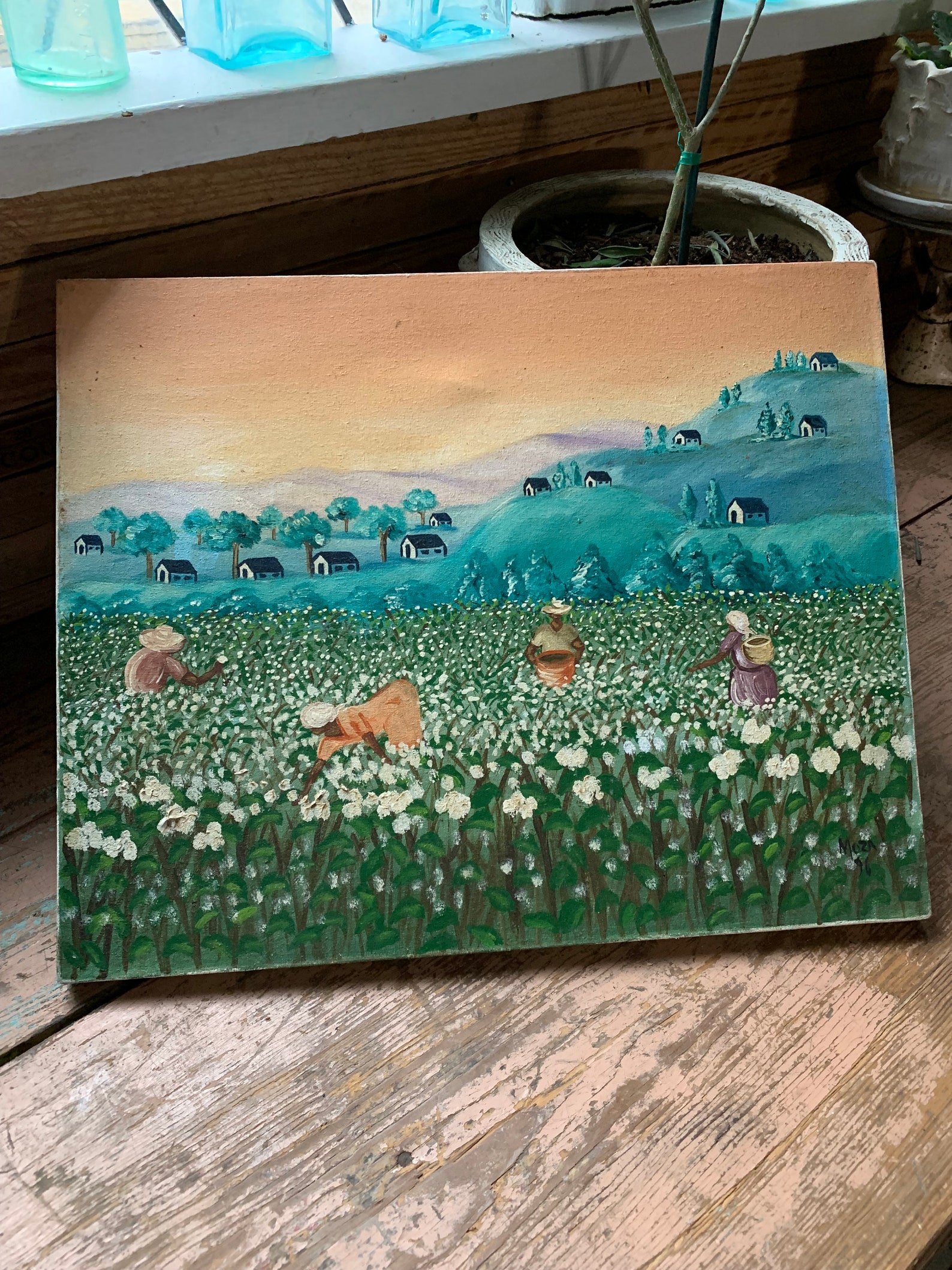 In 1996 Moza Made It Look Serene We Know It Wasnt Vintage Cotton Field ...