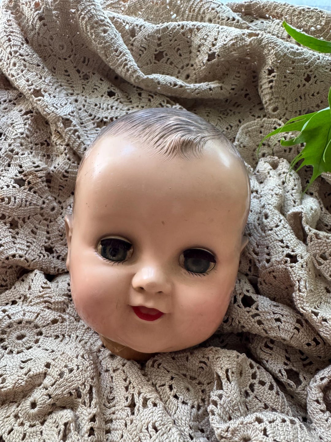 Noggin Number 18 by Ideal Vintage Doll Head With Rocker Eyes - Etsy