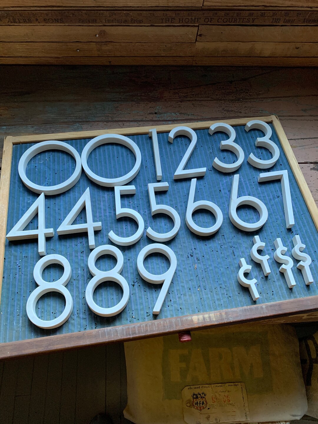 Everyone Loves A Good Vintage Set of Numbers - Etsy