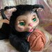 The Elusive Rubber Faced Black Cat Vintage Plush Toy - Etsy