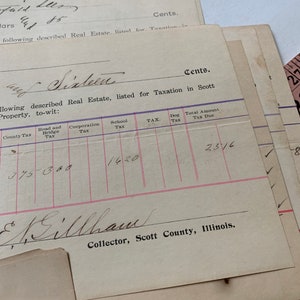 Collecting Your Bloody Money Antique Victorian Tax Receipts From the ...