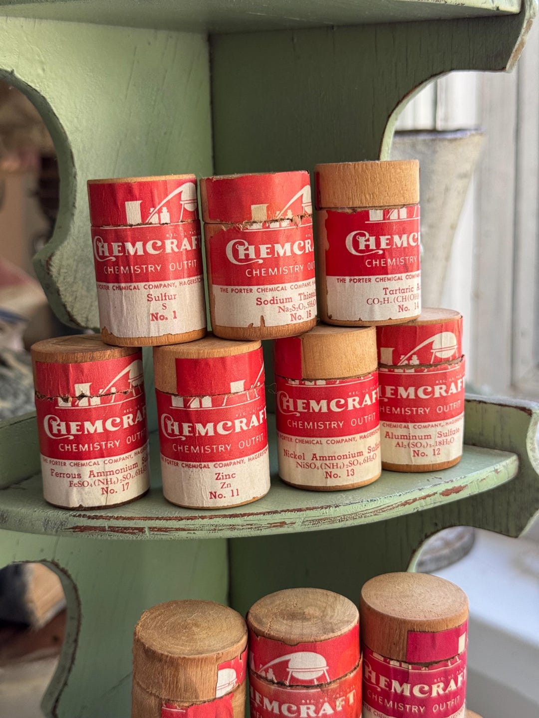 I’ll Send You 4 Vintage 1950s Chemistry Wooden Vial Vessels to Create ...