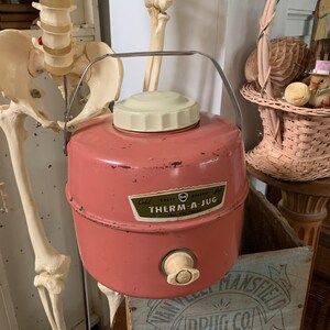 Shes Been Camping A Time or Two Vintage Pink Thermo Jug - Etsy