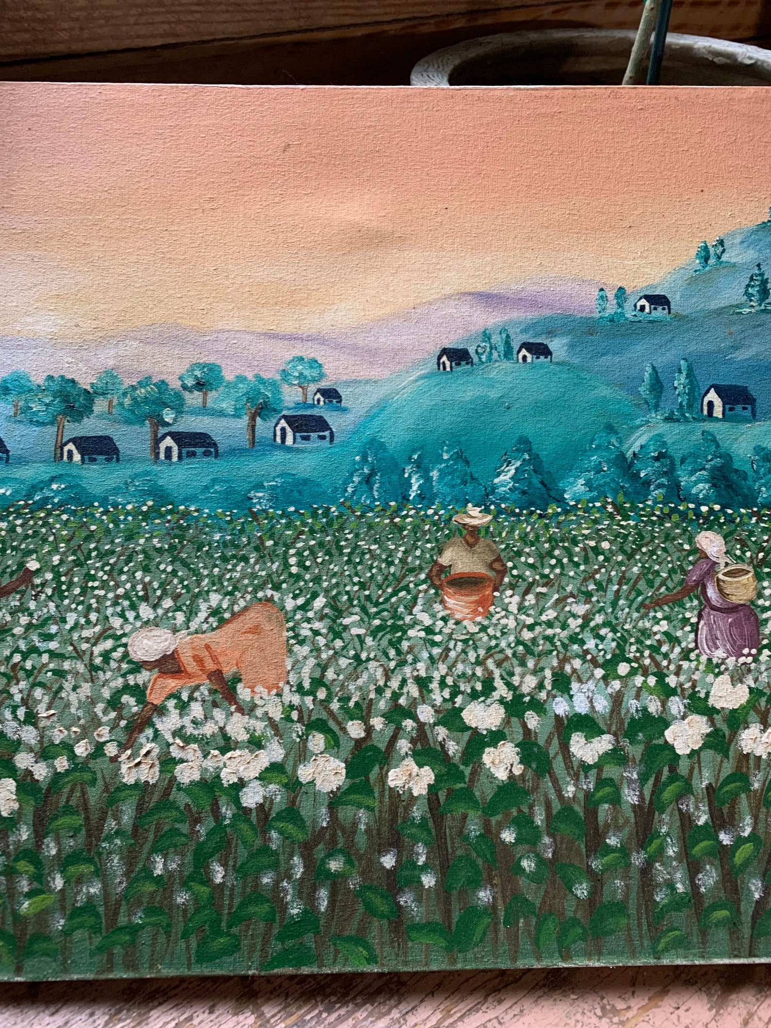 In 1996 Moza Made It Look Serene We Know It Wasnt Vintage Cotton Field ...