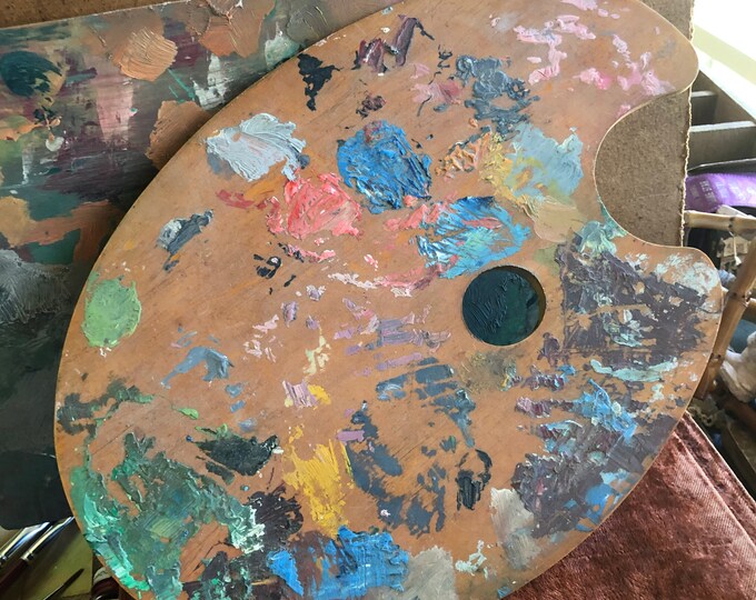 Define Art Vintage Used Painted Paint Wood Pallet - Etsy