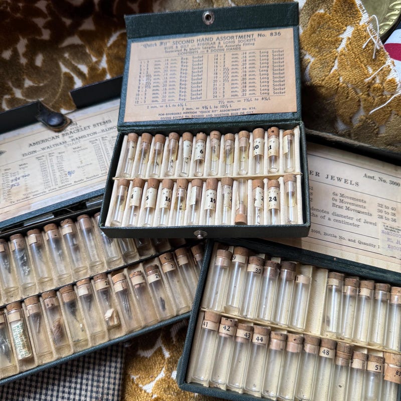 Vintage Glass Vials - Etsy