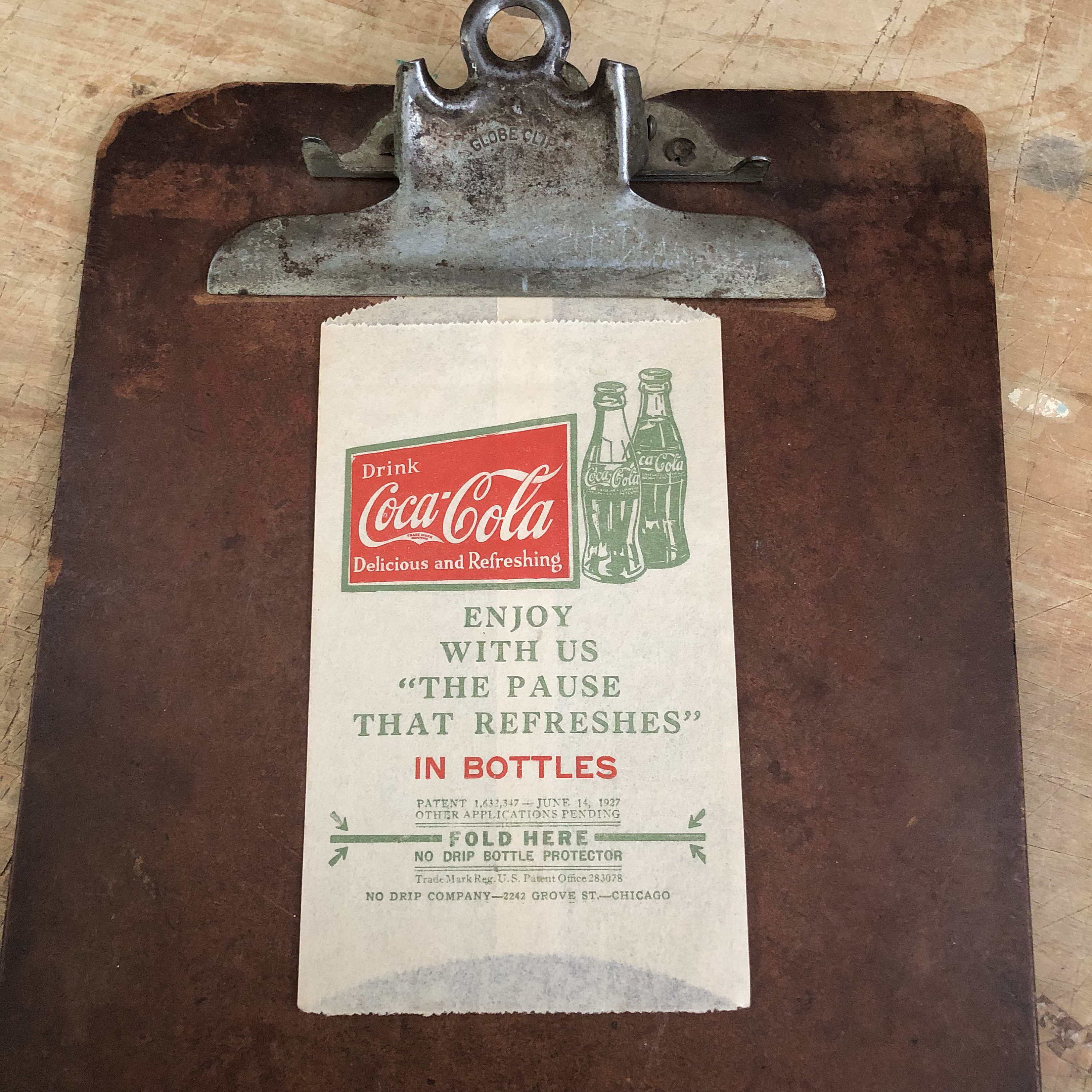 Coca Cola Thought Of Everything Antique 1927 NO Drip Coke | Etsy