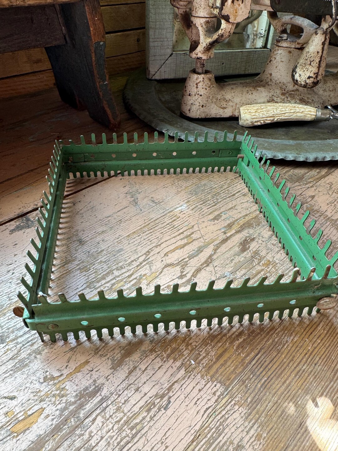 It’s A Vintage Metal Loom but I Think It Makes A Cool Fence for Your ...