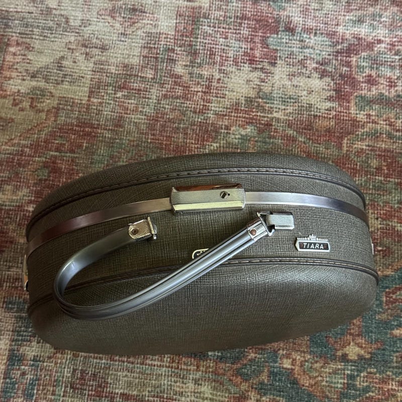 Round Suitcase - Etsy