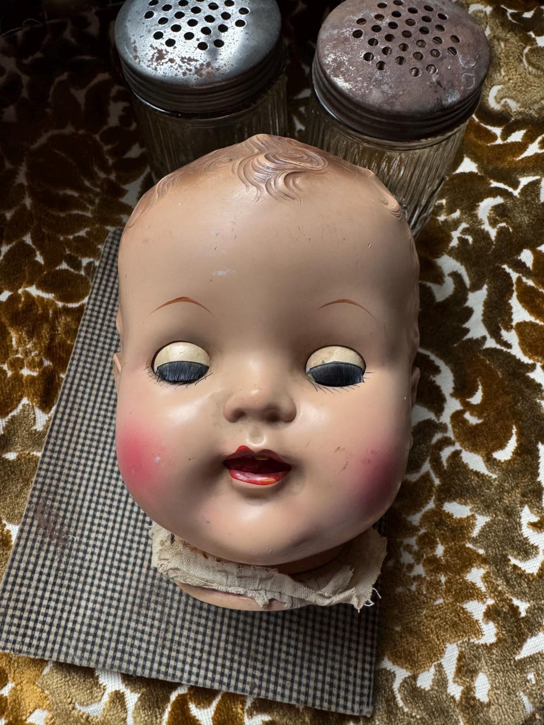 Just A Big Old Noggin Vintage Rocker Eye Doll Head - Etsy