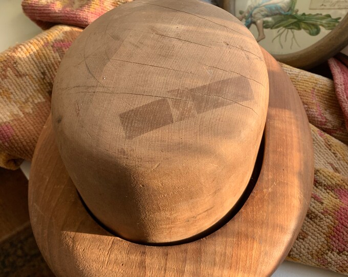 It’s an Old Lundstrom Nobby Wood Hat Form Block Whoop - Etsy