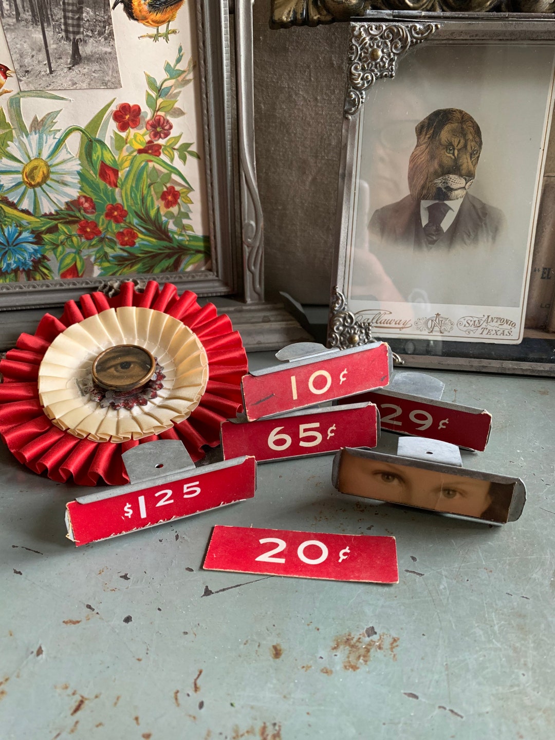 Name Your Price Vintage Store Shelf Price Tag Metal Clips - Etsy