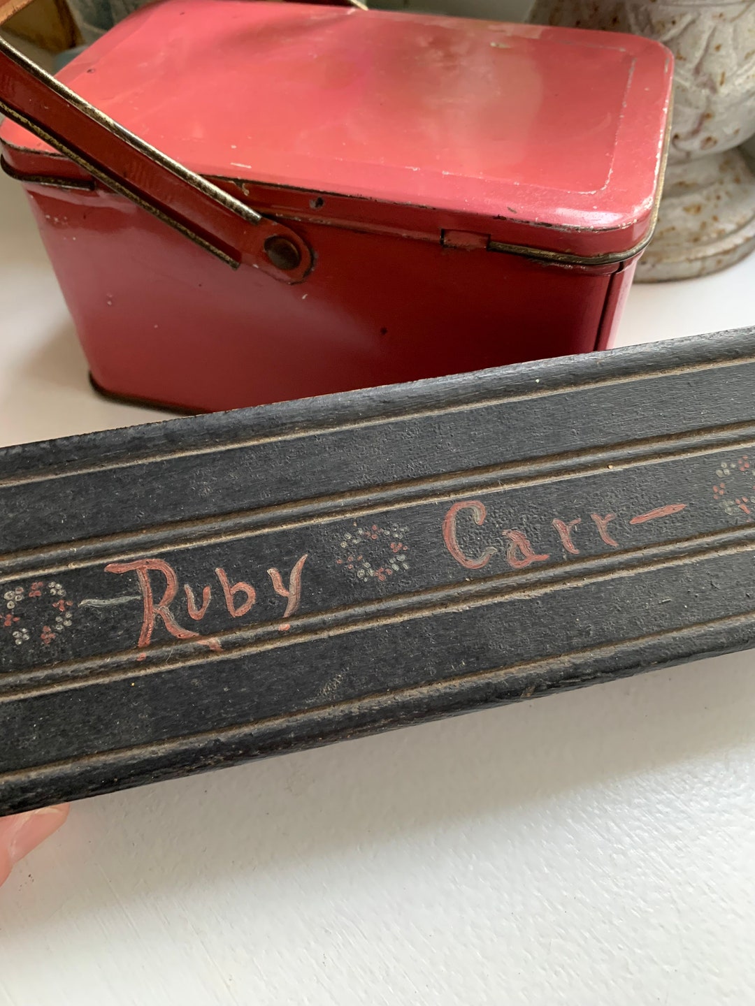 Ruby Carr Kept Her Antique Wooden Pencil Box so Nice - Etsy