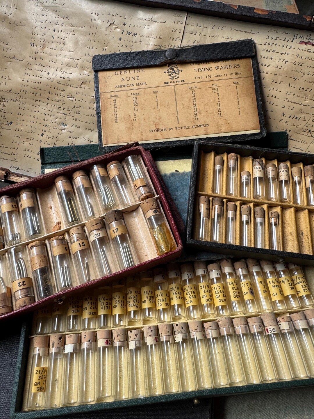 Random Watch Parts in Little Vials and Boxes Just A Mess to Get Crafty ...