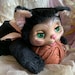 The Elusive Rubber Faced Black Cat Vintage Plush Toy - Etsy