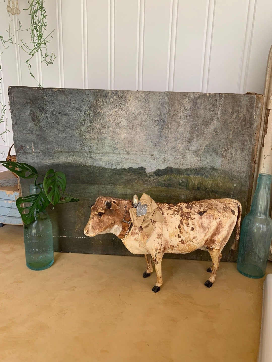 Decayed and Intoxicating Antique Hand Nailed Canvas Oil Painting - Etsy