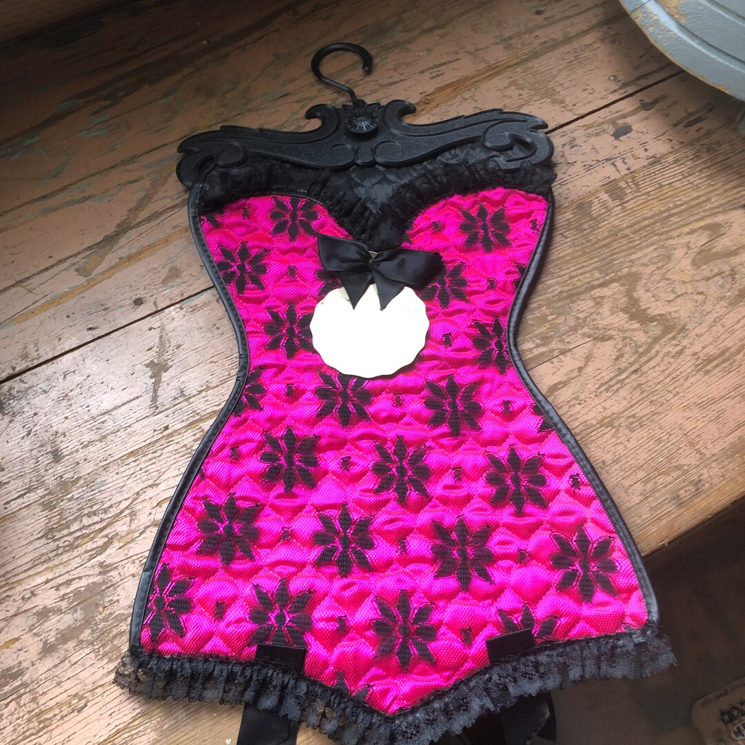 Only Your Undergarments Will Fit is This Lacy Number Vintage Hanging ...