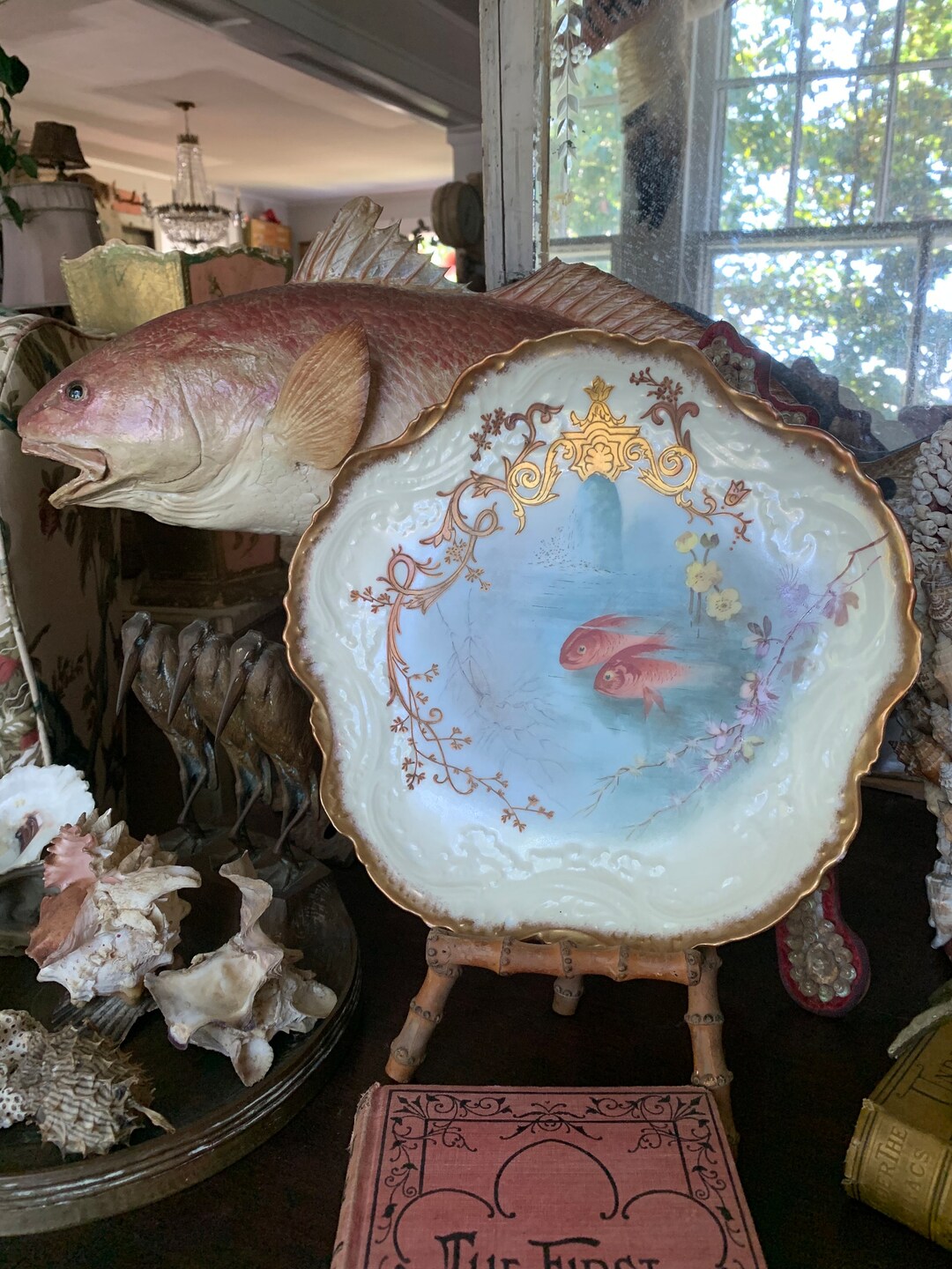 This Fantastic Antique French Limoges Fish Plate is Ready to Hoin Your ...