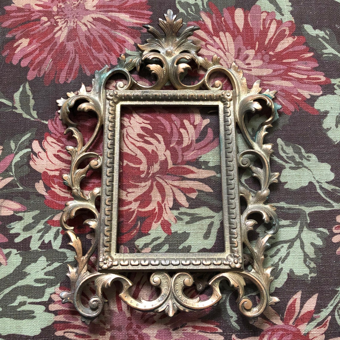 Ya Gotta Have A Vintage Cast Metal Scroll Picture Frame To | Etsy