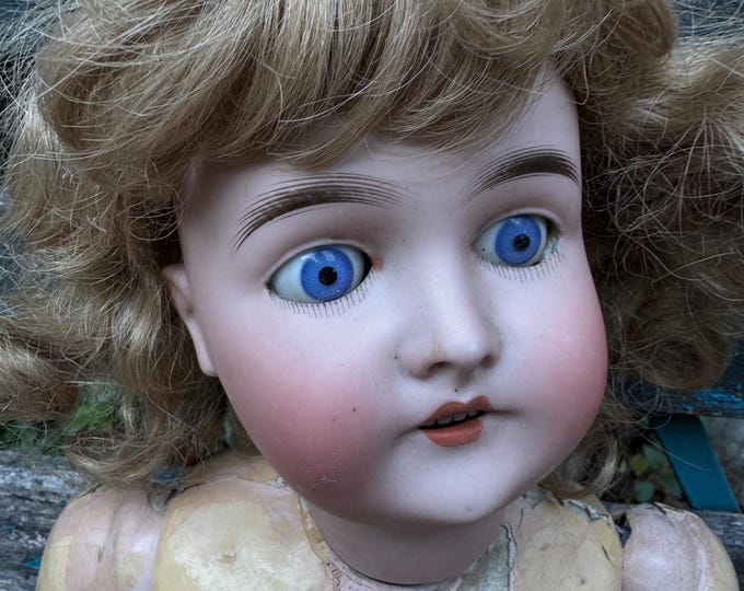 24 Inches of Dear God Please Help Me Antique Composition Jointed Large ...