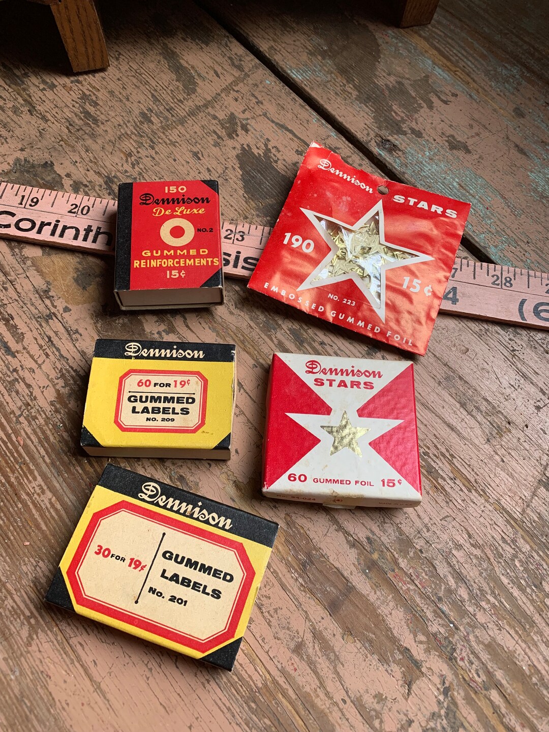Your Collection Can Start Now Vintage Dennison Stars and Labels - Etsy