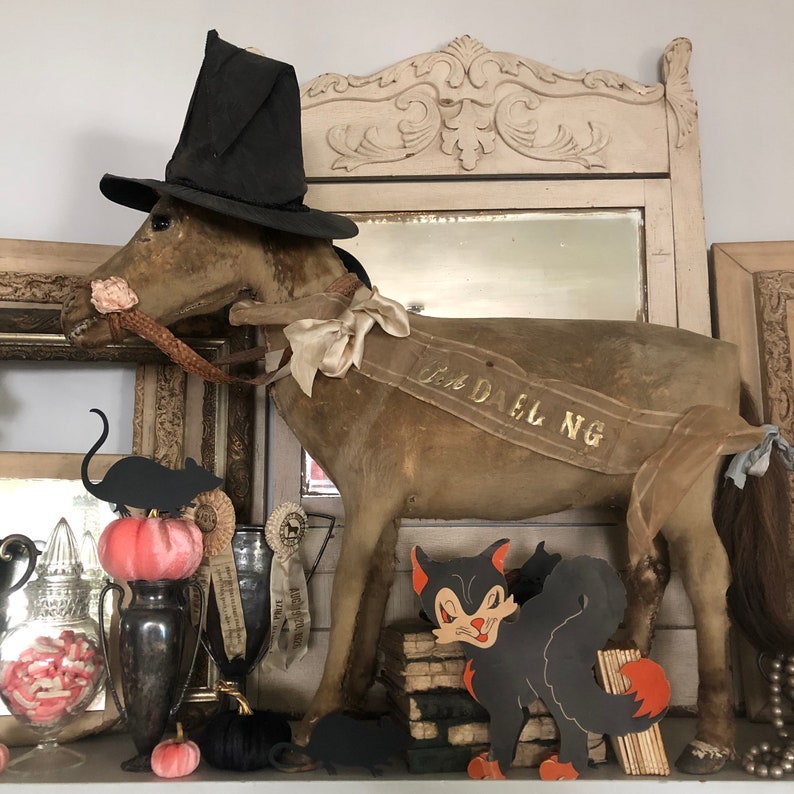 He Looks A Little Ratty Tat Vintage Halloween Black Cat - Etsy