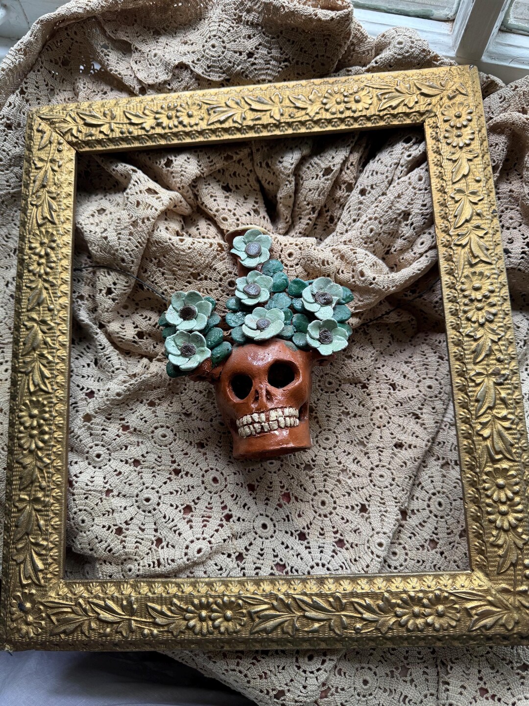 Surround Something Rad Antique Gold Floral Gesso Pictire Frame - Etsy