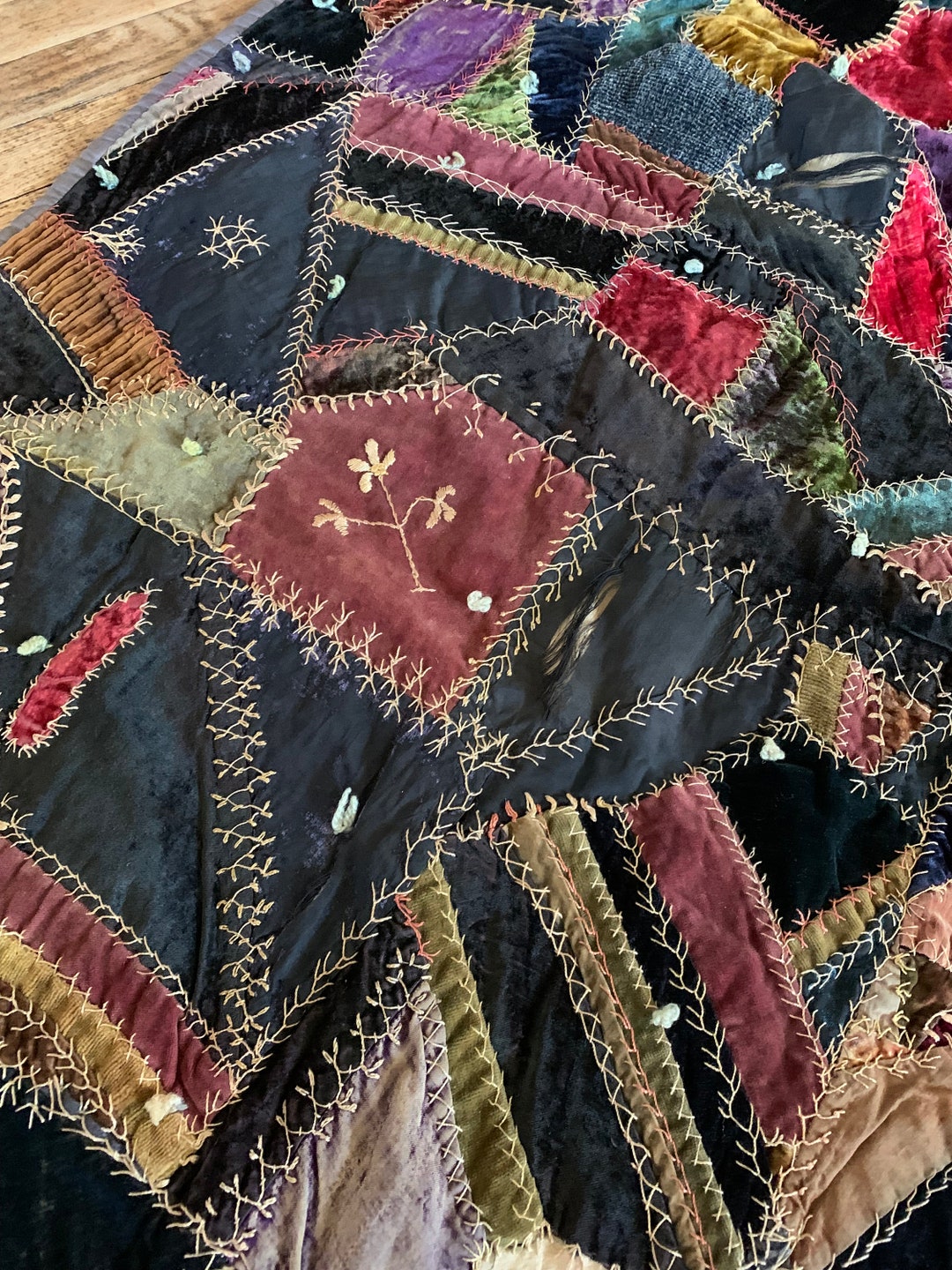 Antique Velvet Crazy Quilt at Ava Ewers blog