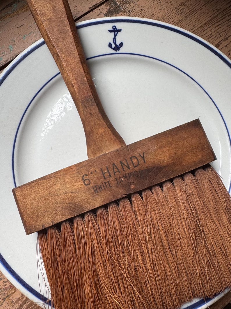 What is It About an Old Vintage 6 Inch HANDY Primitive Looking Brush - Etsy