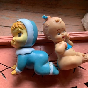A Couple of Little Vintage Squeaker Babies That Need Some Loven - Etsy
