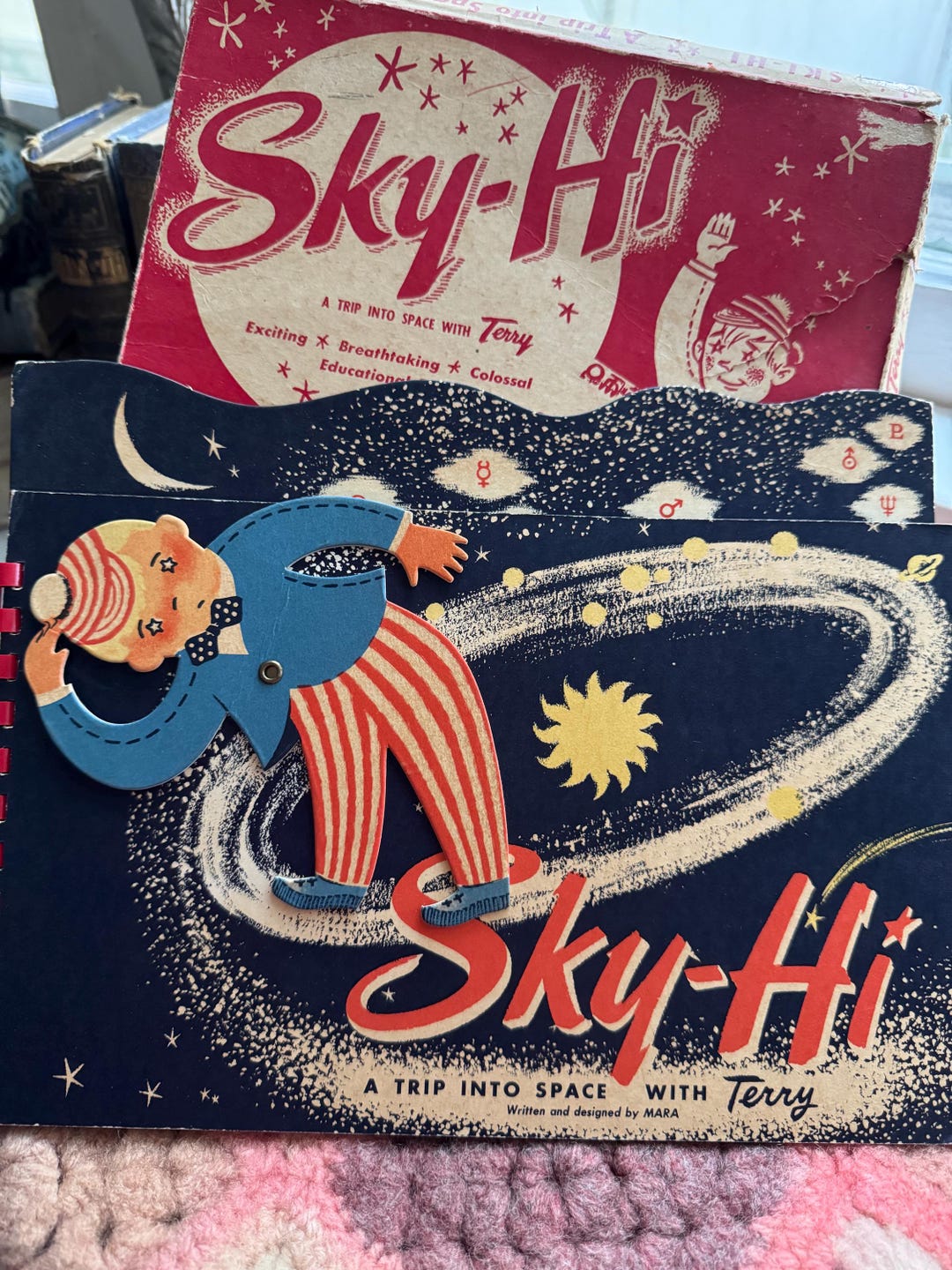 What A Spectacular Book 1952 Sky Hi A Trip to Space With Terry - Etsy