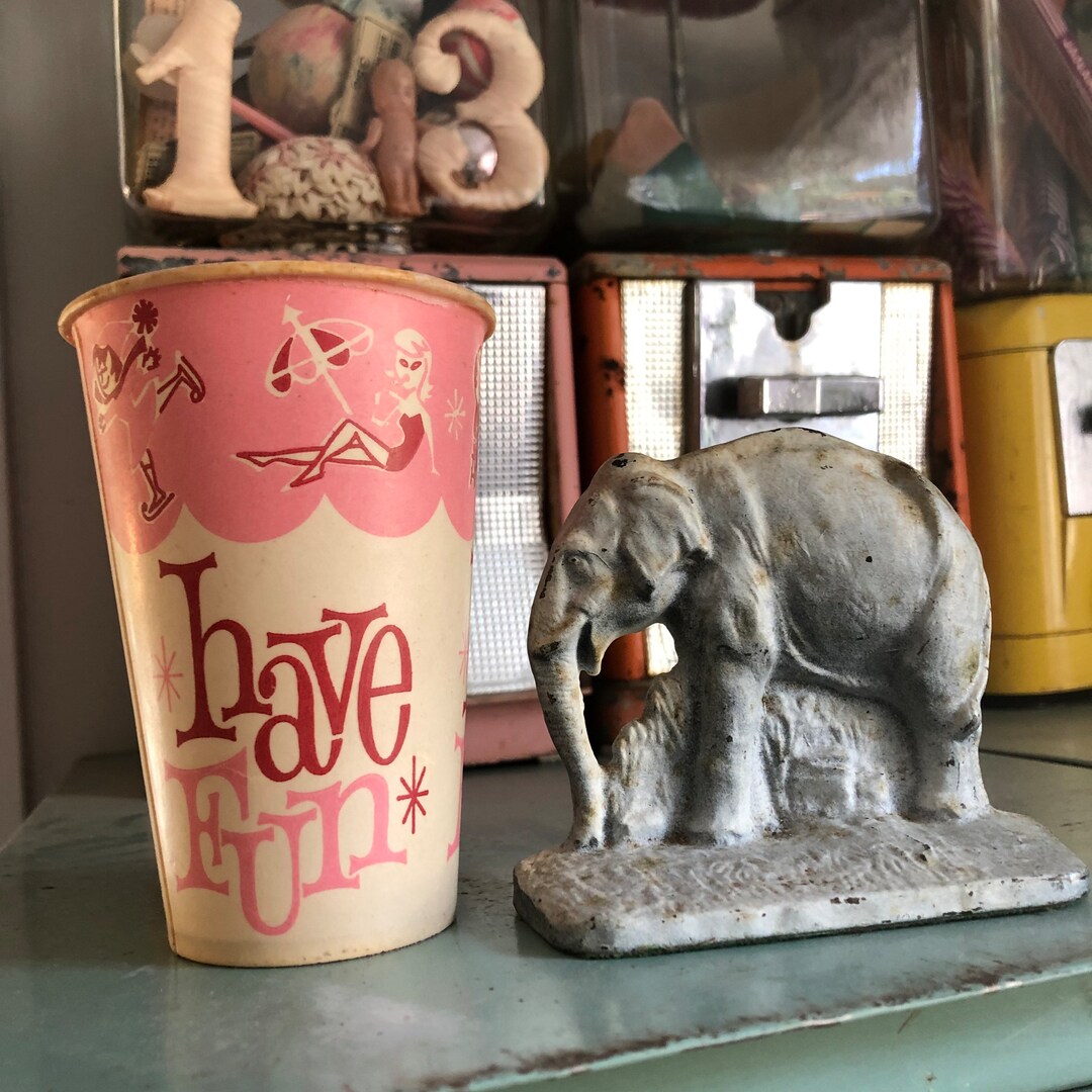 Im A Sucker for A Vintage Pink Wax Cup Demanding Fun - Etsy