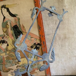 Skip the Rod Keep the Arrow Antique Kretzer Cast Flag Lightning Rod ...