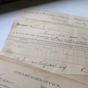 Collecting Your Bloody Money Antique Victorian Tax Receipts From the ...