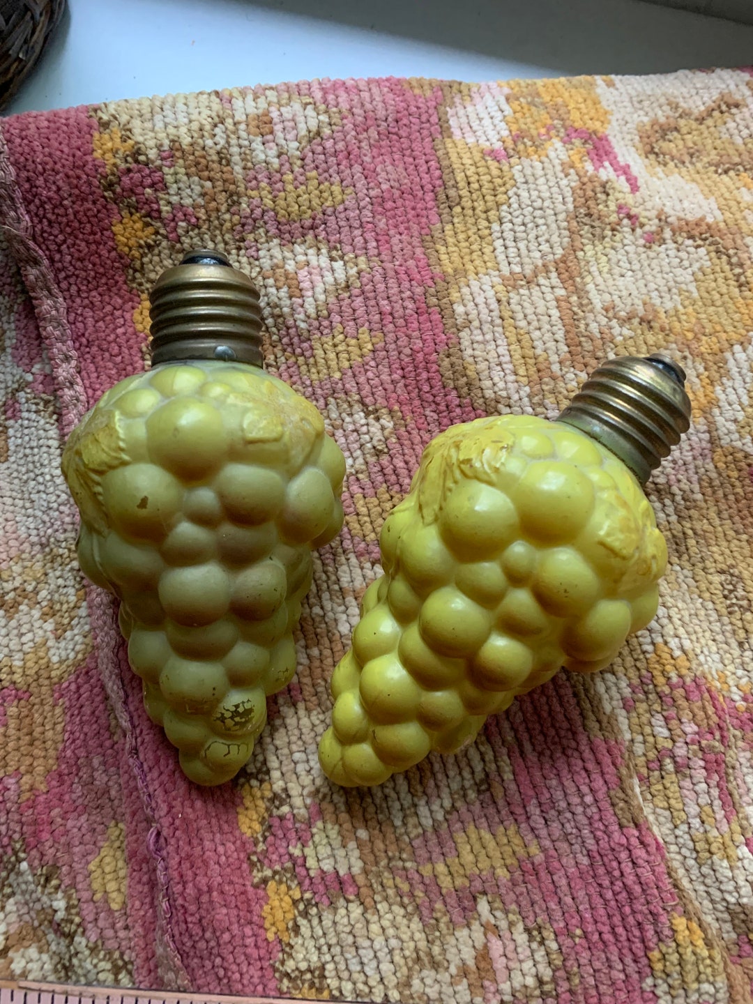 Antique Victorian Grape Large Light Bulbs Letting off That Funeral ...