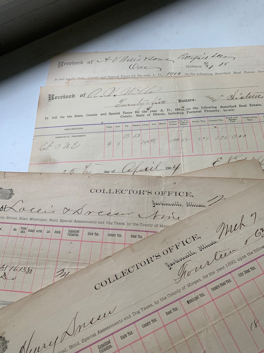 Collecting Your Bloody Money Antique Victorian Tax Receipts From the ...