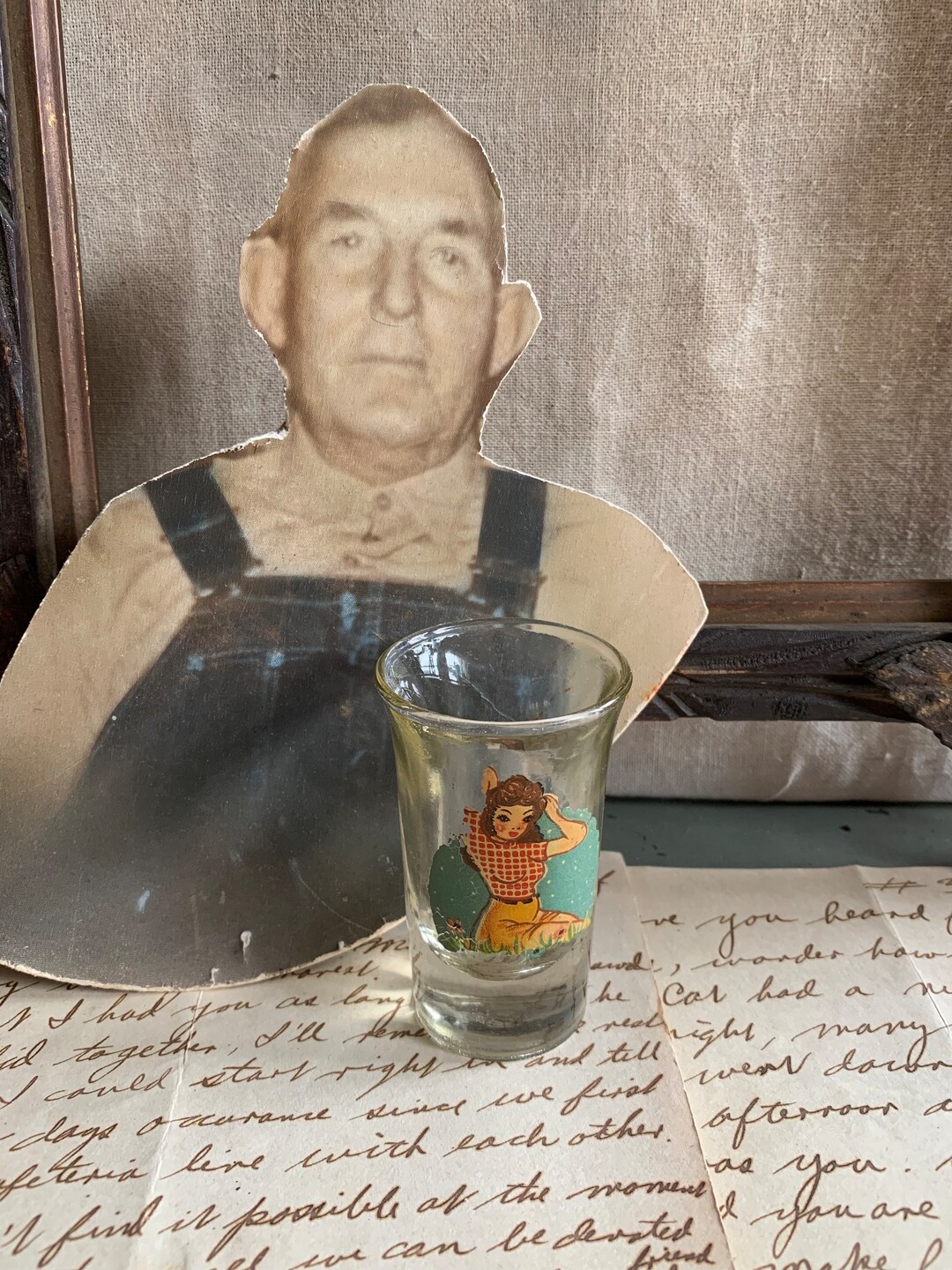 There Are Some Exposed Tatas in This Shot Vintage Risque Glass - Etsy