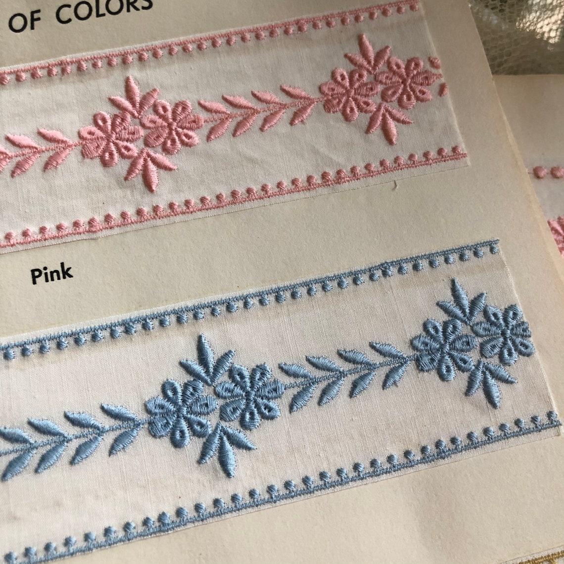 Swiss Vintage Embroidery Samples Perfect for the Crafty One - Etsy