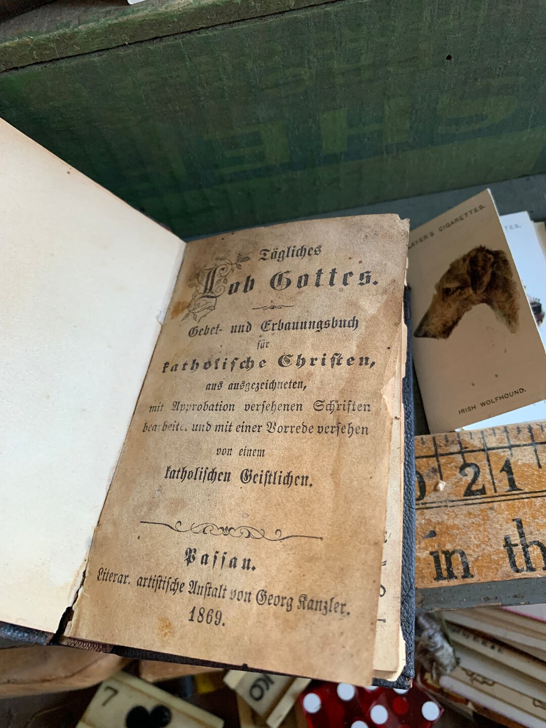 Antique 1869 Miniature German Prayer Book Lob Gottes - Etsy
