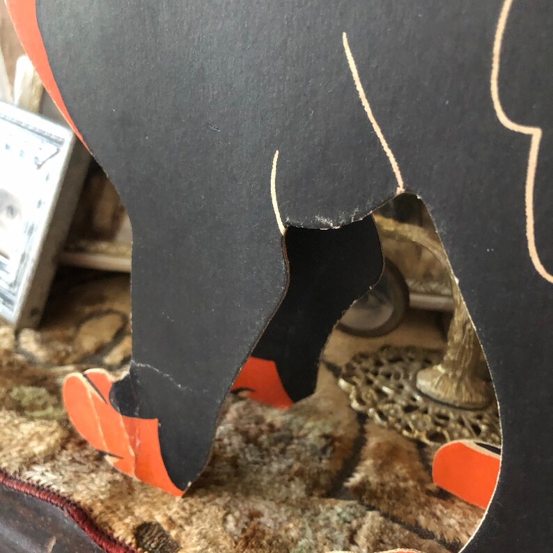 He Looks A Little Ratty Tat Vintage Halloween Black Cat - Etsy