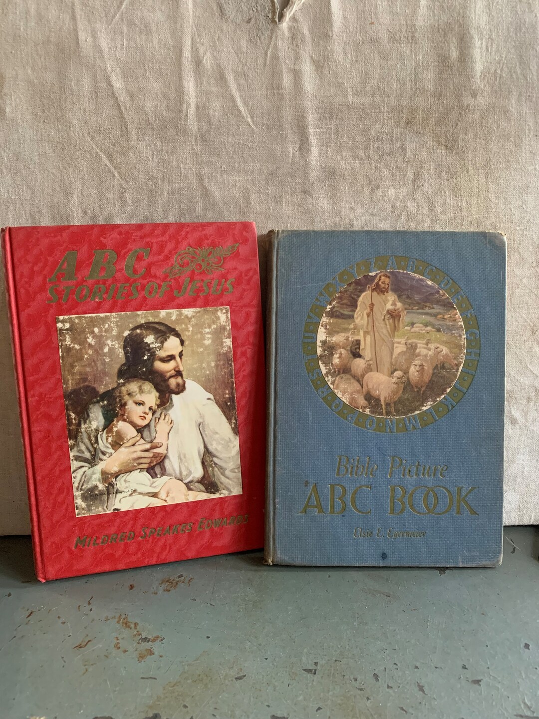 The Pictures and Abcs of Jesus Two Vintage Books - Etsy