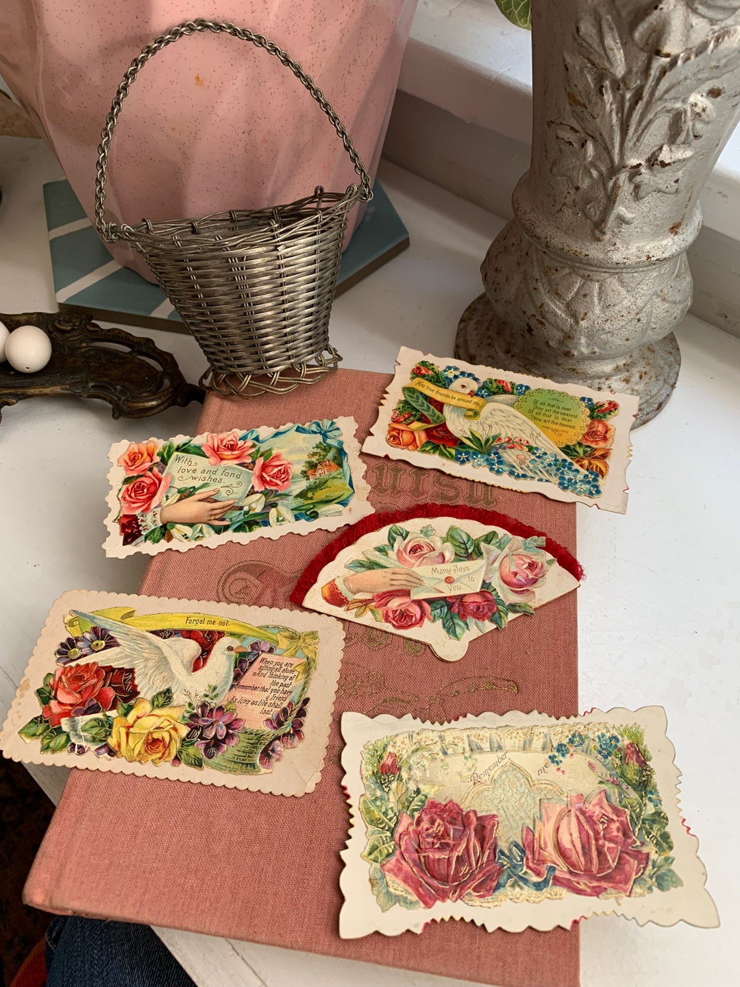 Pretties From the Past Antique Victorian Romantic Calling Cards - Etsy