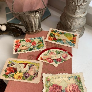 Pretties From the Past Antique Victorian Romantic Calling Cards - Etsy