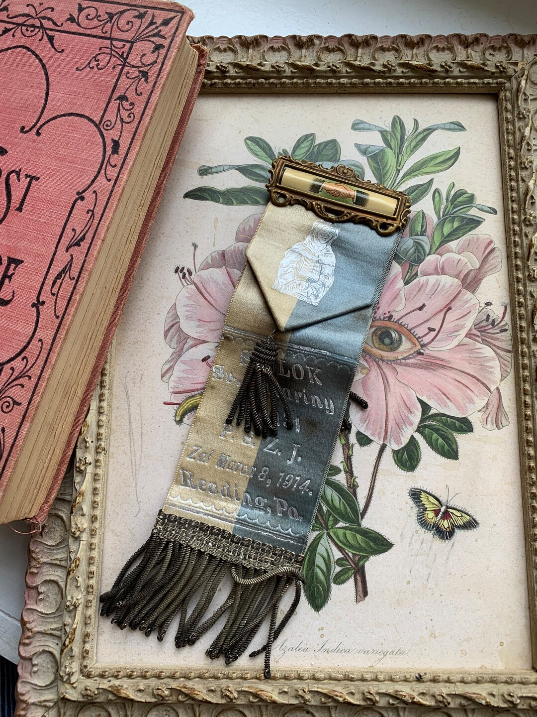 Nothing Beats an Antique 1914 Ribbon Badge With Bullion Tassles - Etsy