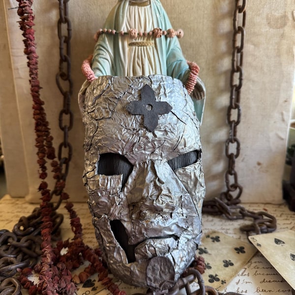 Mexican Tin Mask - Etsy