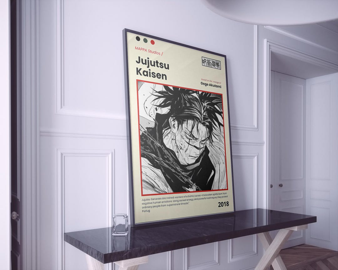Jujutsu Kaisen Choso Poster – Premium Anime Wall Art Print, Matte Paper ...