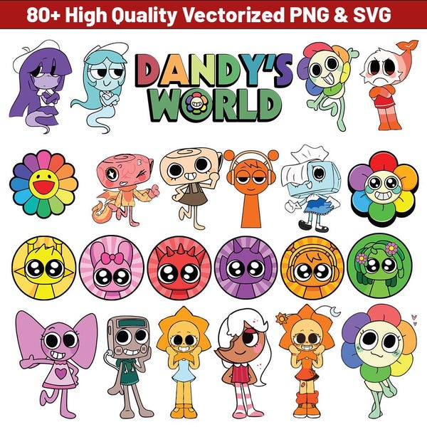 Dandy’s World Svg - Etsy UK