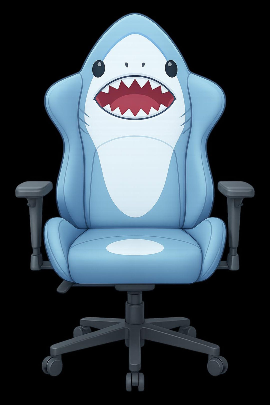 Cute Shark Gaming Chairs | Vtuber Assets | Shark | Twitch | Youtube ...